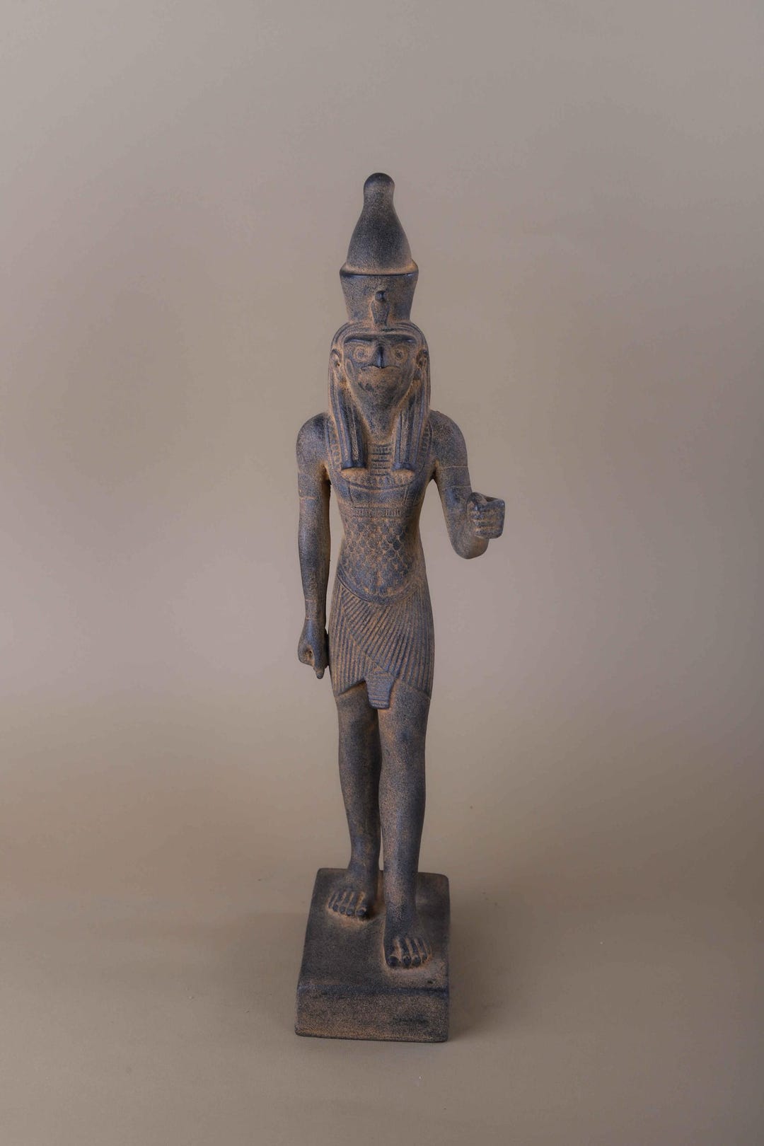 Ancient Egyptian Horus Statue: Hand-carved Stone Sculpture - Etsy
