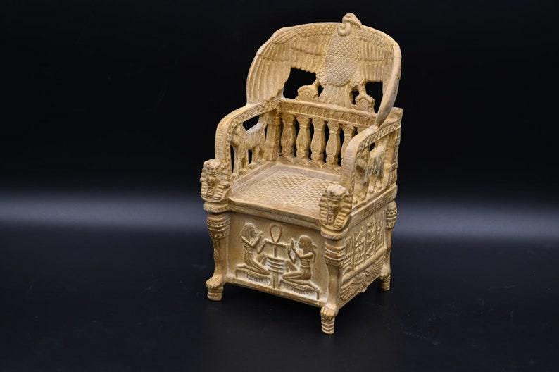 Egyptian Handmade, Throne of King Tutankhamun, Made in Egypt - Etsy