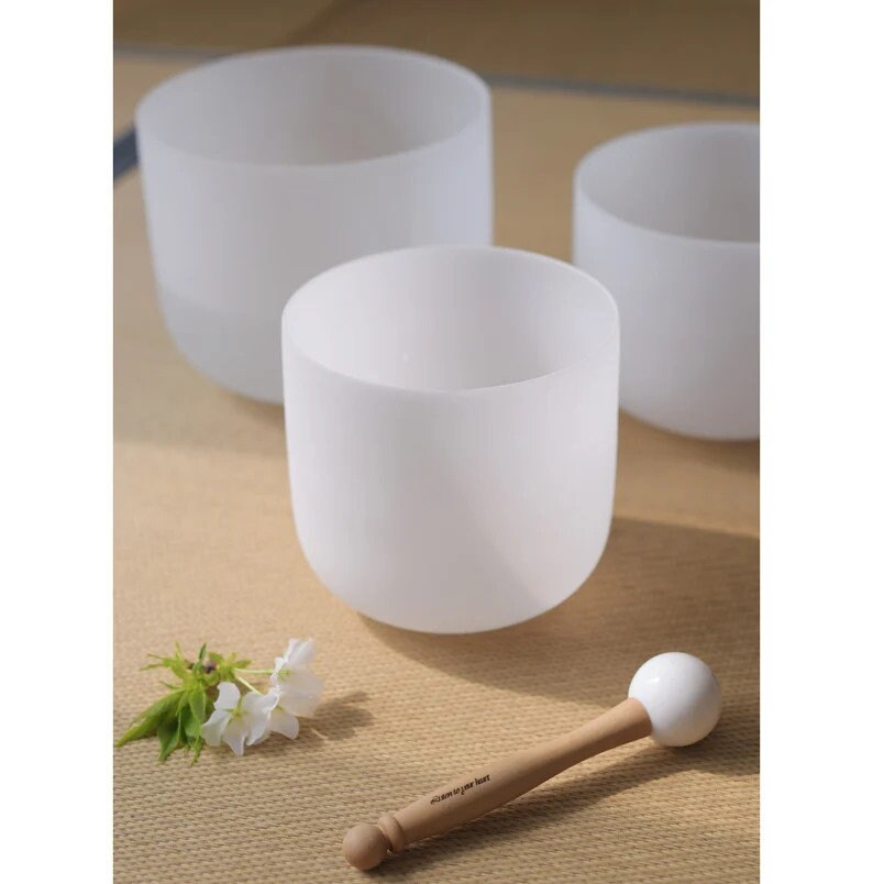 Quartz Singing Bowl Set From 7inch to 13inch432hz/440hz Singing Bowls ...