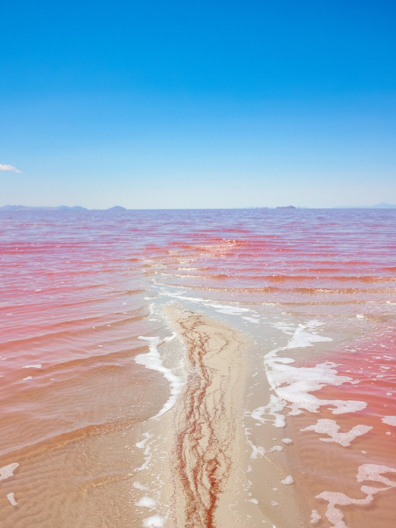 Pink Lake • utah | Digital Print - Etsy