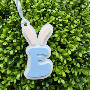 Bunny Ear Easter Tag, Easter Basket Tag, Custom Name Tags, Easter Gift ...