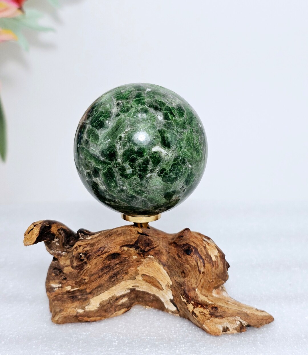 Diopside Sphere / 54mm / Green Sphere / Chakra / Rocks and Minerals ...