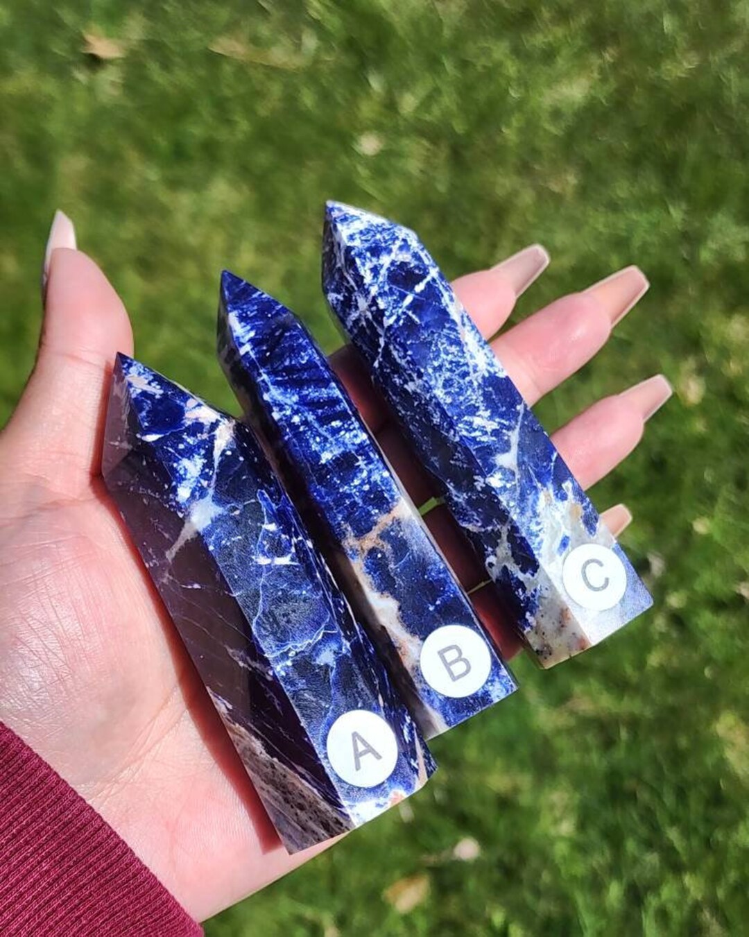 Sodalite Tower / Blue Sodalite / Chakra / Rocks and Minerals - Etsy