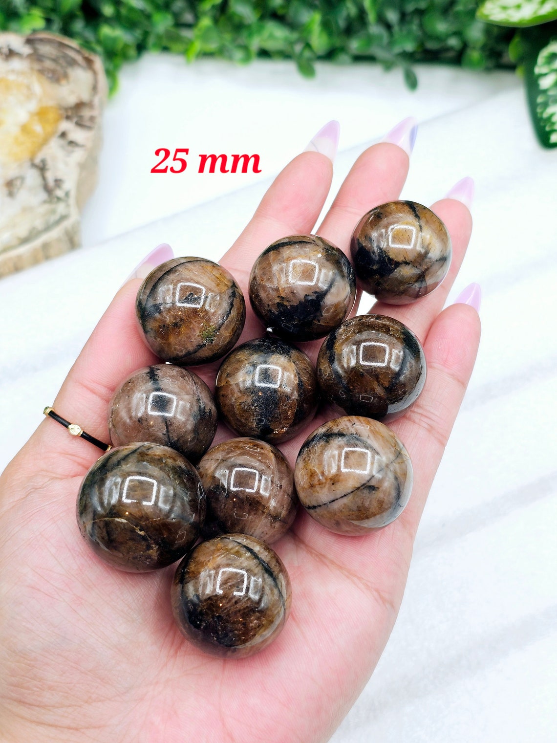Chiastolite Sphere / 25 to 30 Mm / Chakra / Rocks and Minerals - Etsy