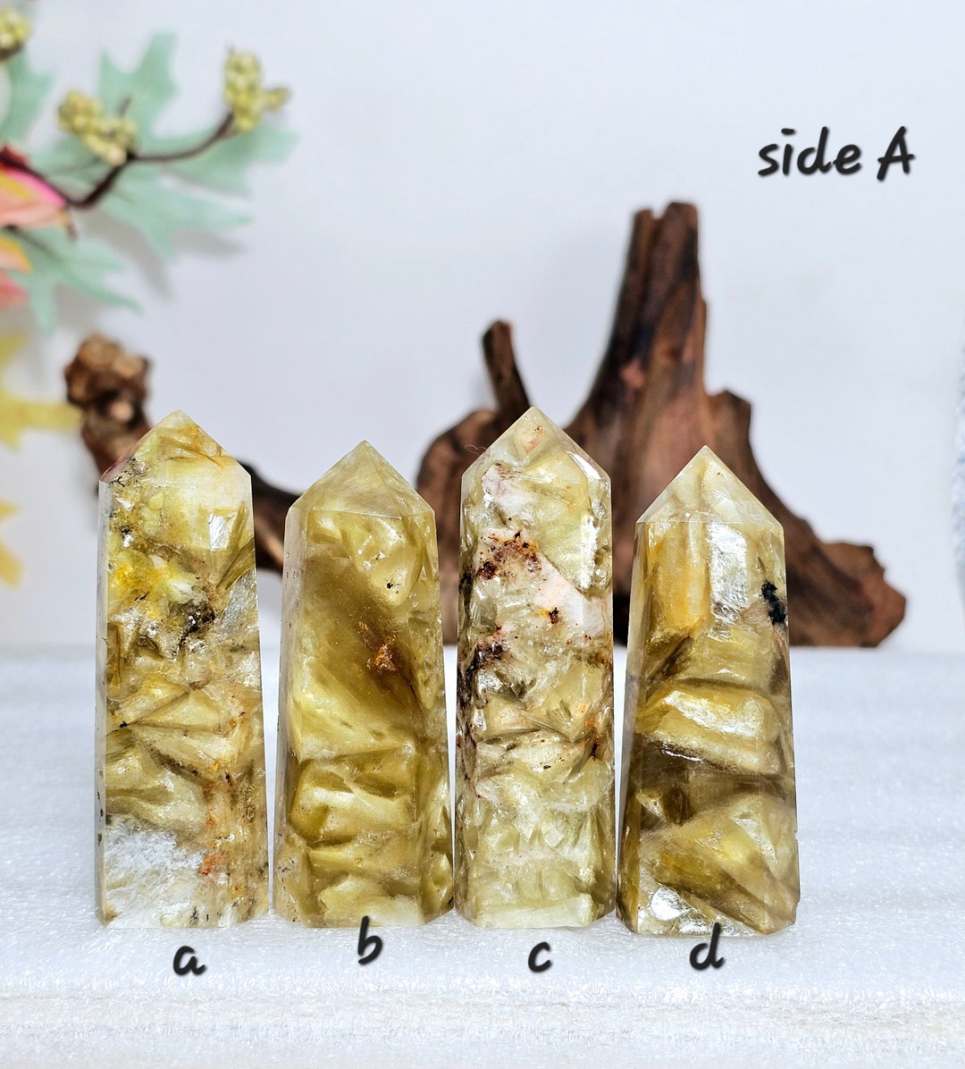 Golden Mica Tower / Mica / Chakra / Rocks and Minerals - Etsy