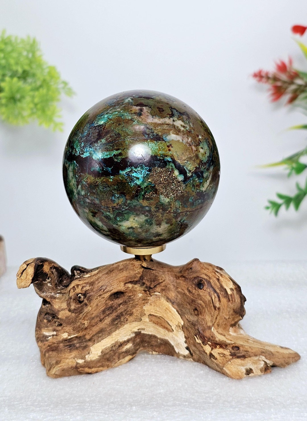 Chrysocolla Sphere / 57mm / Chakra / Rocks and Minerals / St88 - Etsy