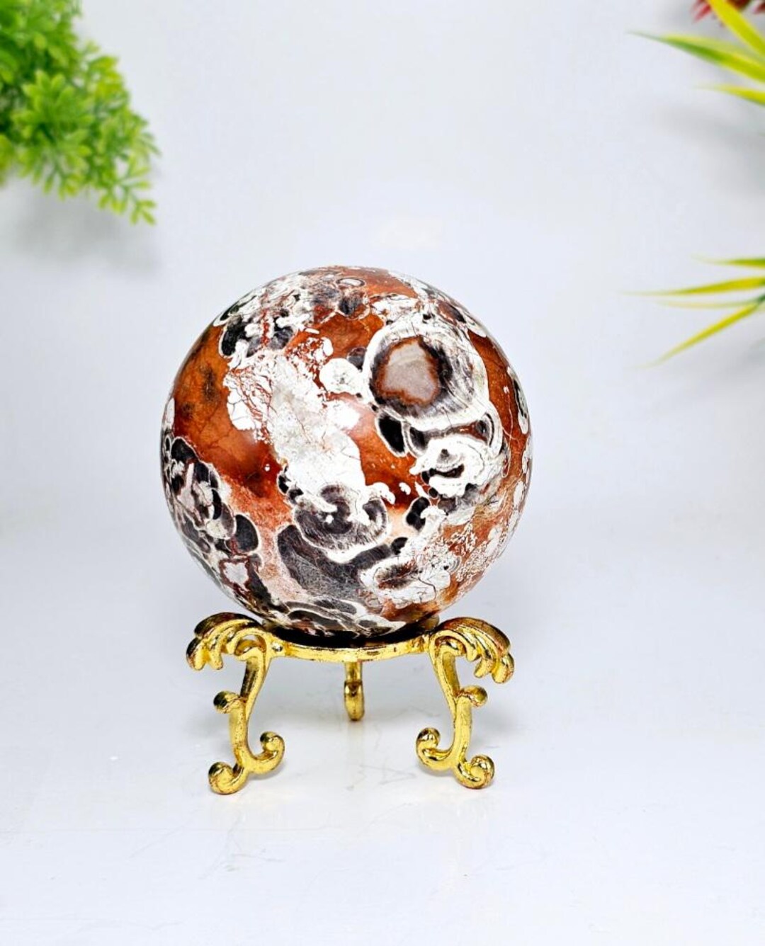 Money Agate Sphere / 58mm / Luck and Abundance / Chakra / Rocks and ...