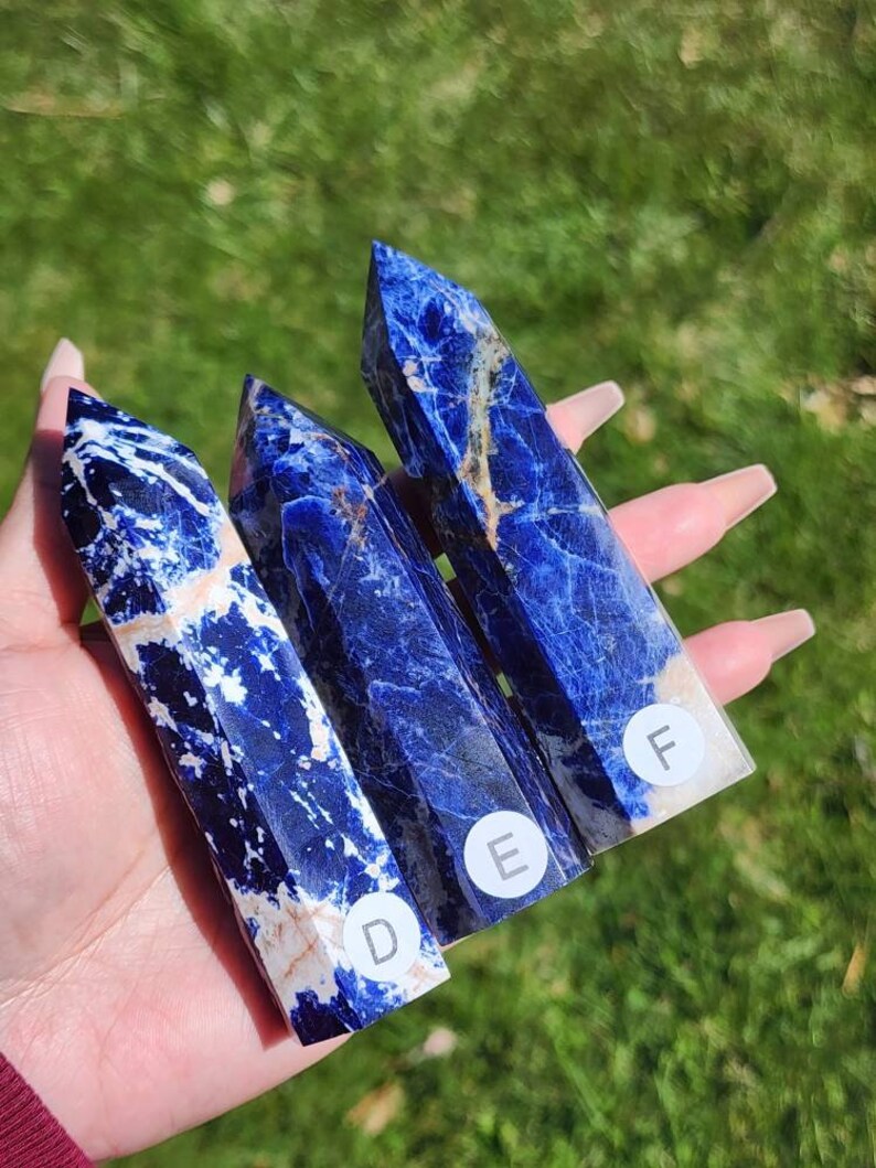 Sodalite Tower / Blue Sodalite / Chakra / Rocks and Minerals - Etsy
