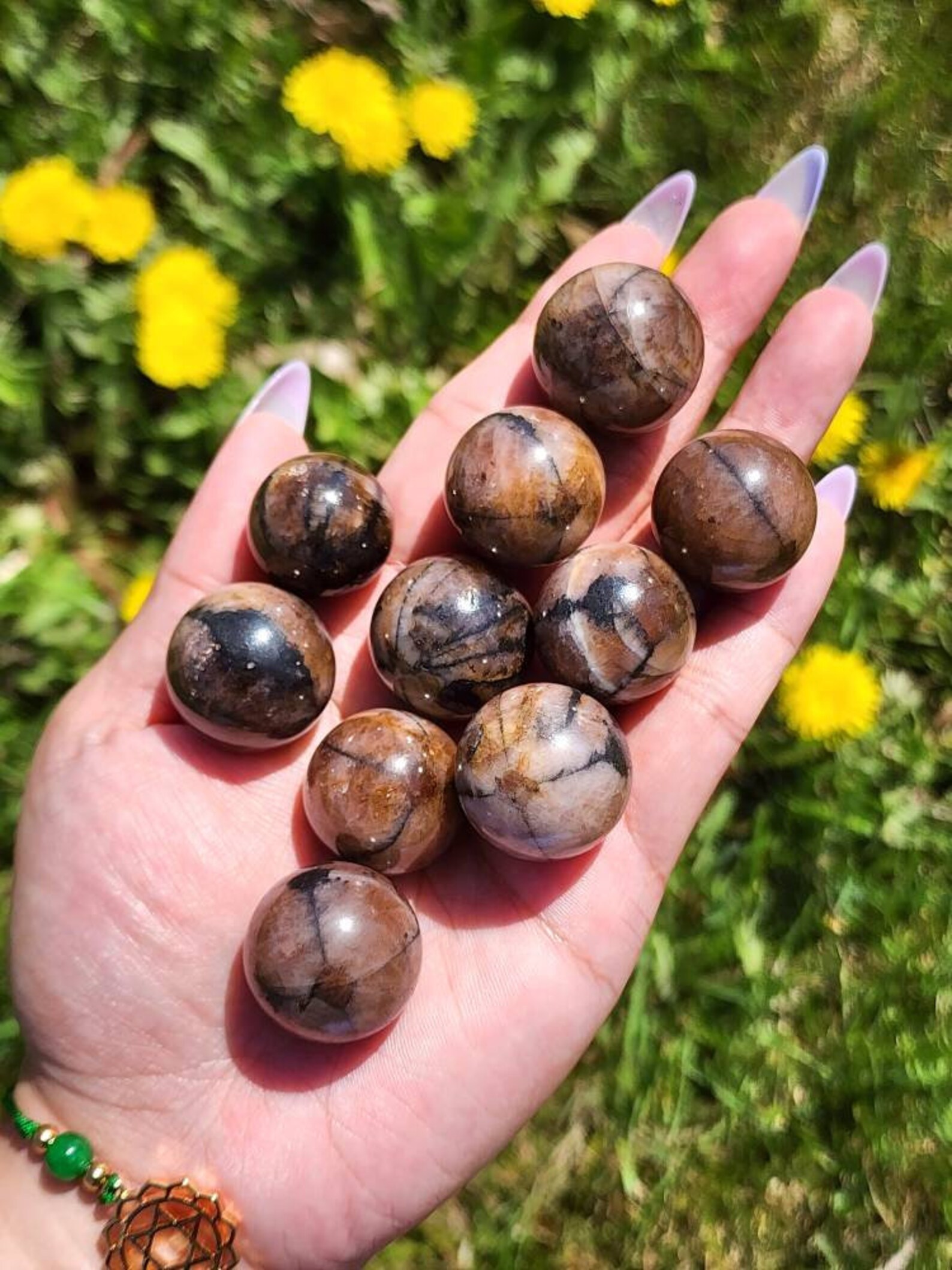 Chiastolite Sphere / 25 to 30 Mm / Chakra / Rocks and Minerals - Etsy