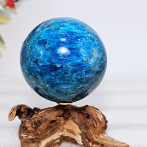 Blue Apatite Sphere / 70mm / Blue Sphere / Chakra / Rocks and Minerals ...