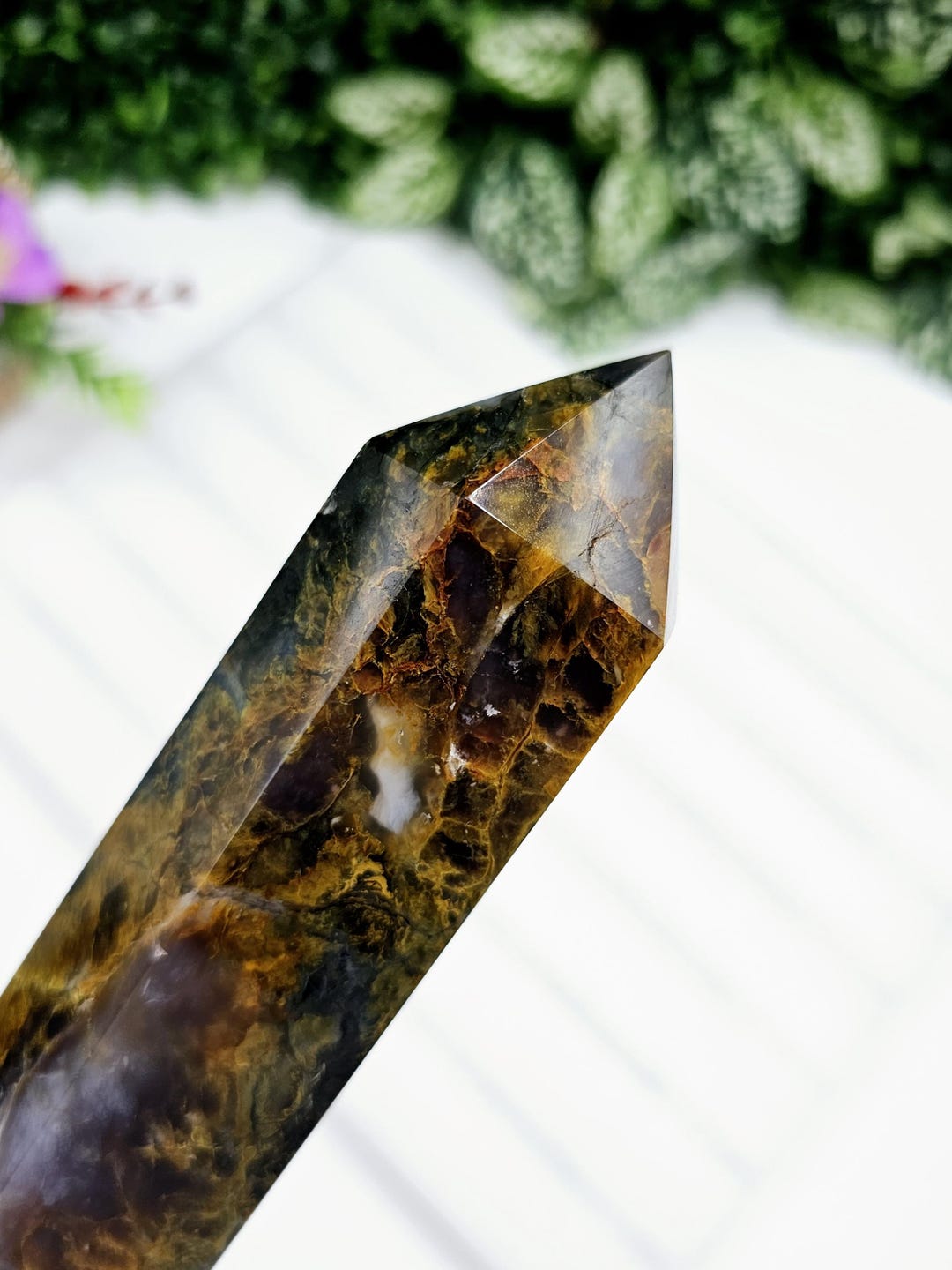 Pietersite Tower / 9" / Chakra / Rocks and Minerals / St43 - Etsy