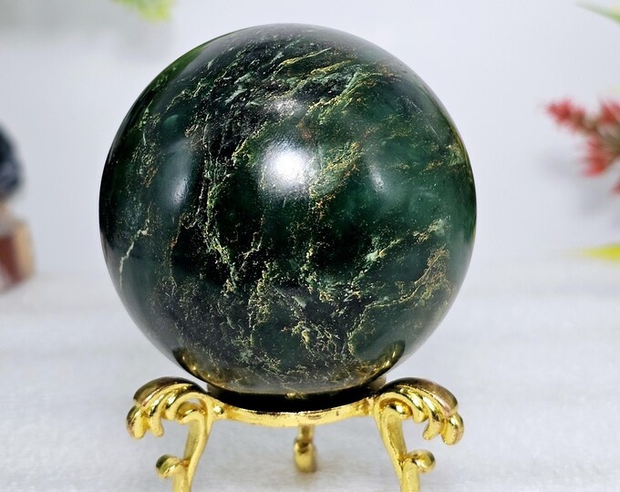 Emerald Sphere / 59mm / Green Sphere / Chakra / Rocks and Minerals / St11 - Etsy