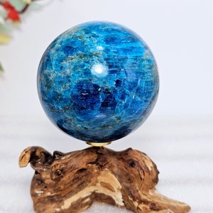 Blue Apatite Sphere / 70mm / Blue Sphere / Chakra / Rocks and Minerals ...