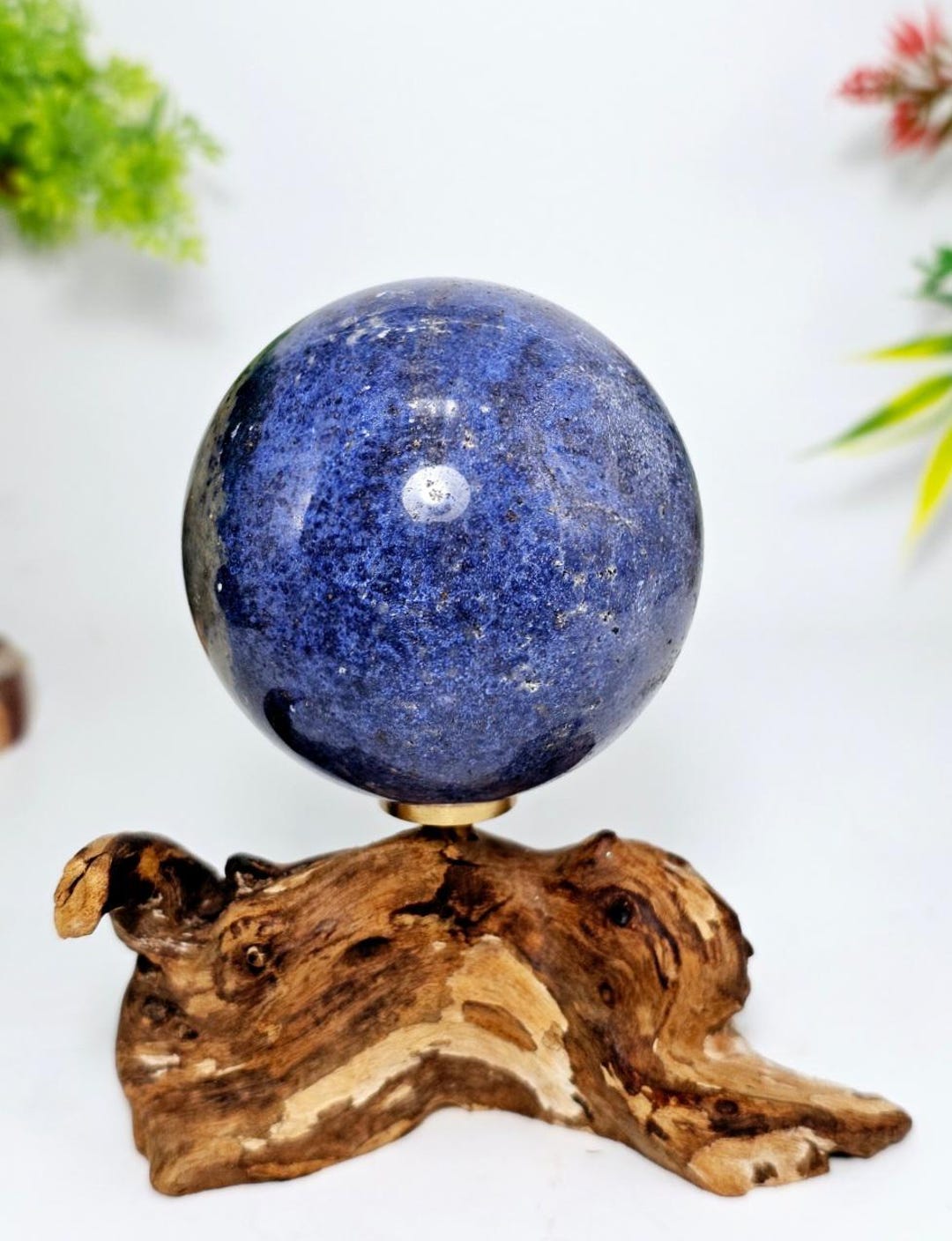Dumortierite Sphere / 61mm / Blue Sphere / Chakra / Rocks and Minerals ...