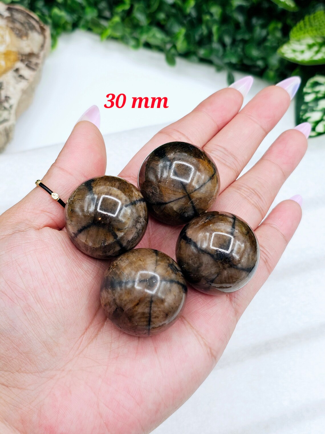 Chiastolite Sphere / 25 to 30 Mm / Chakra / Rocks and Minerals - Etsy