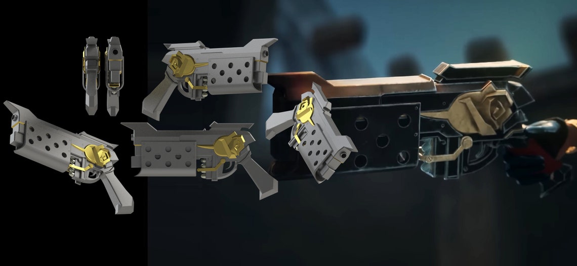 Samira League of Legends Full complect weapons and accessories | Etsy