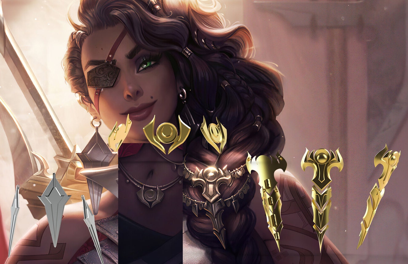 Samira League of Legends Full complect weapons and accessories | Etsy