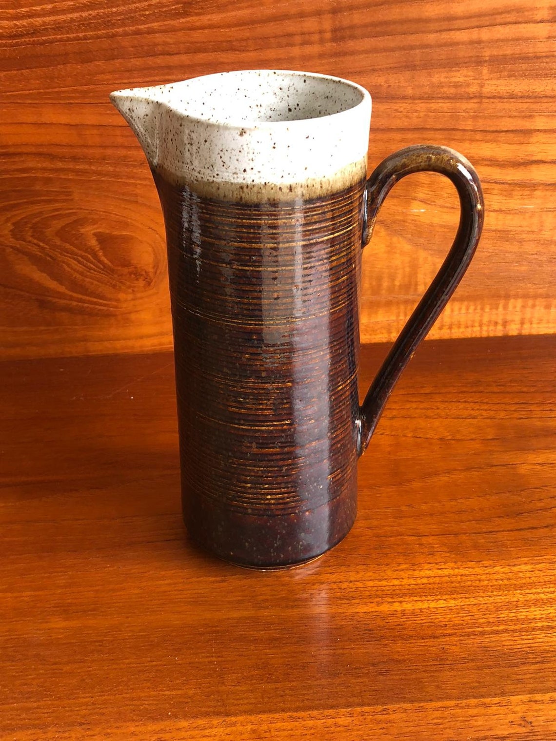 Vintage Ceramic Jug and Mug Set. Stoneware Effect Pitcher and - Etsy.de