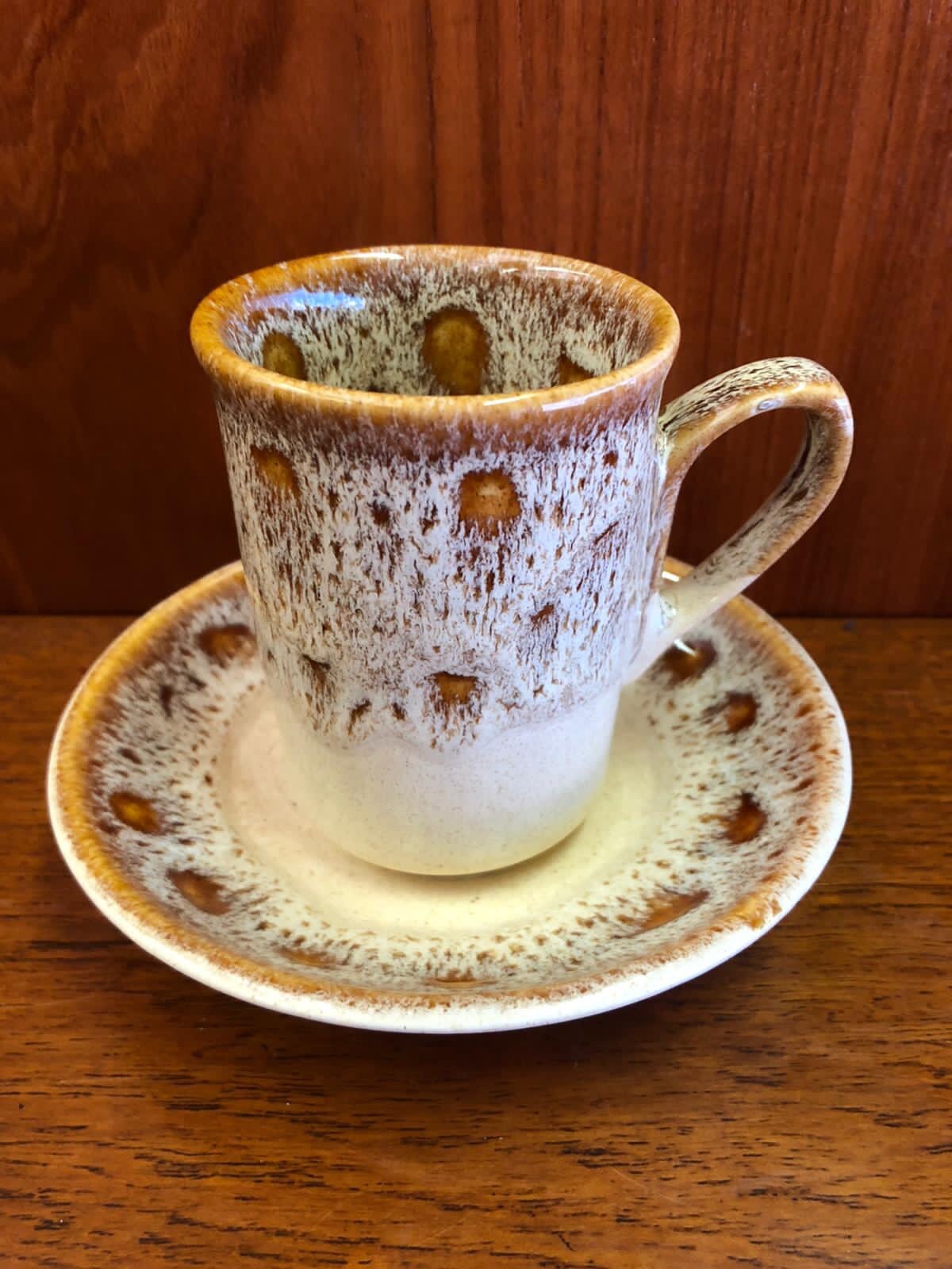 Fosters Pottery Blonde Honeycomb Ceramic Coffee Set. Retro Afternoon ...