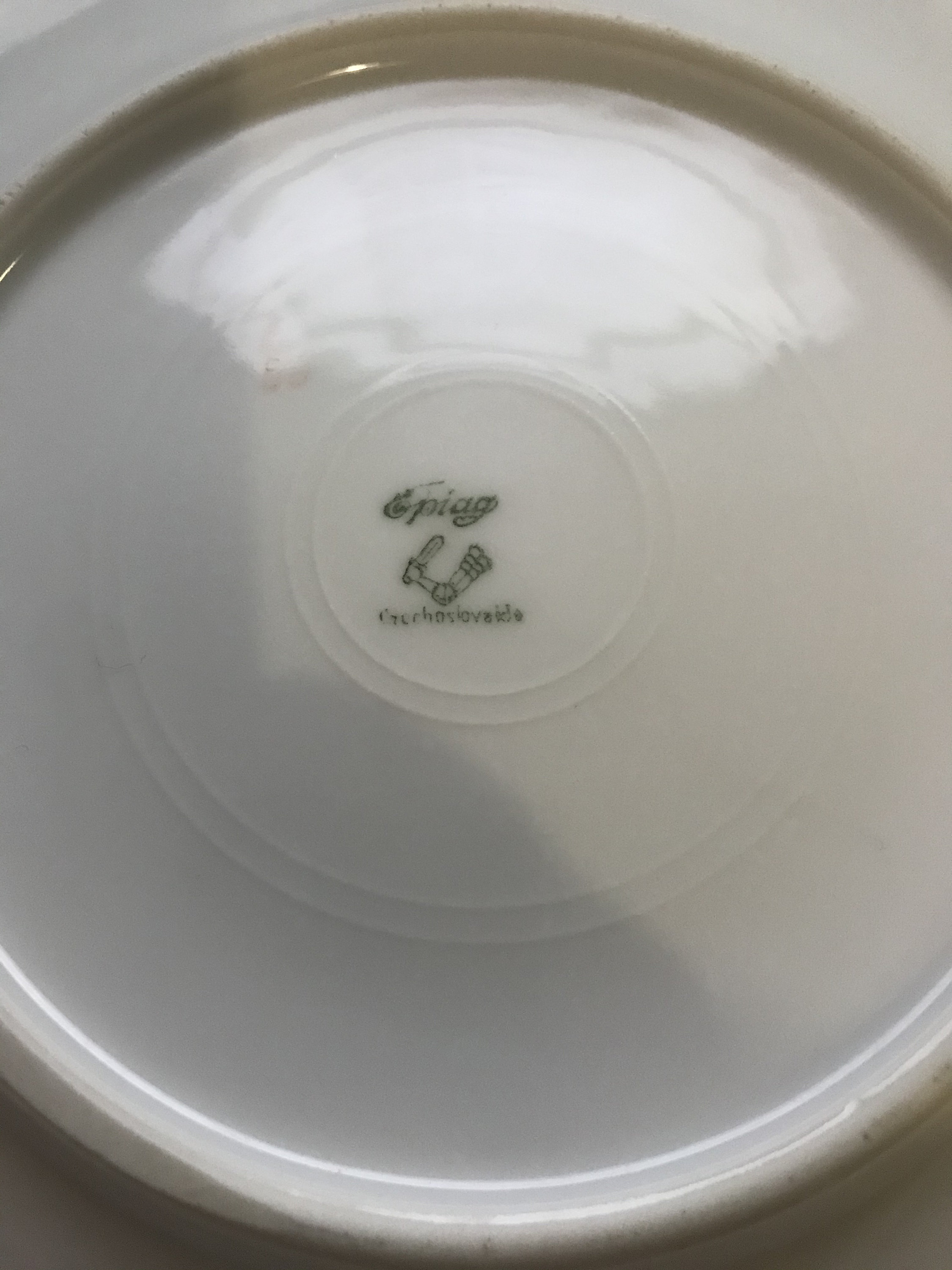 Vintage Epiag Czechoslovakia Plate. Fruit Design Side Plate. - Etsy