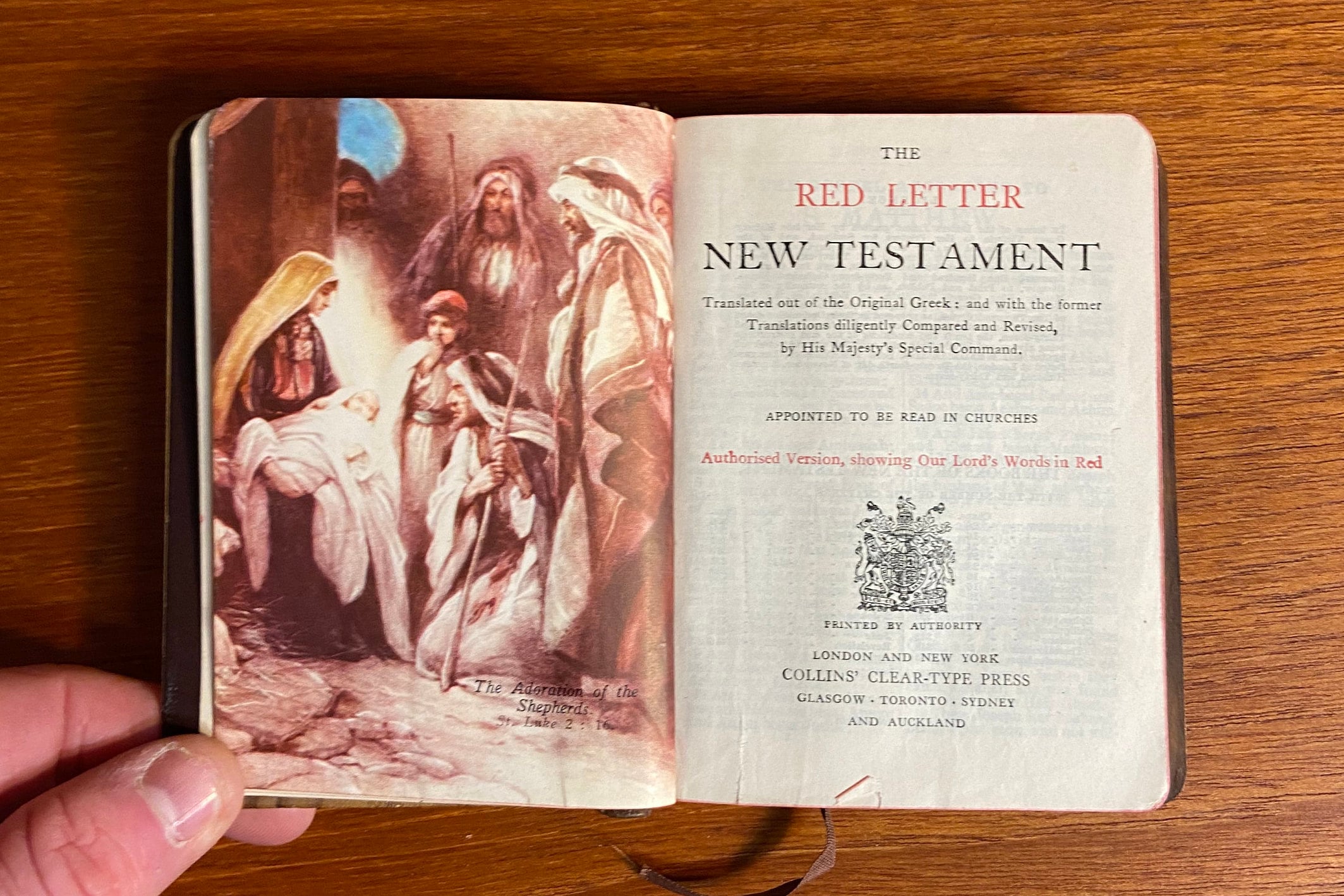 Red Letter Testament Bible in Olive Wood From the Holy Land - Etsy
