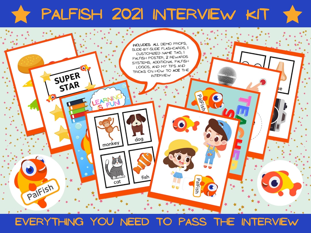 Palfish Updated 2021 Interview Kit (all Trial Slides +tips, Props ...