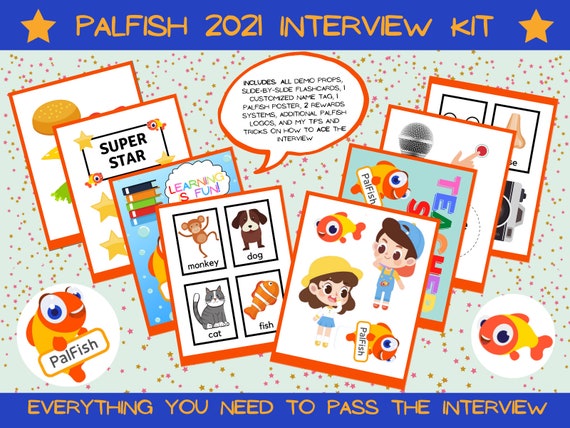Palfish Updated 2021 Interview Kit all Trial Slides tips | Etsy