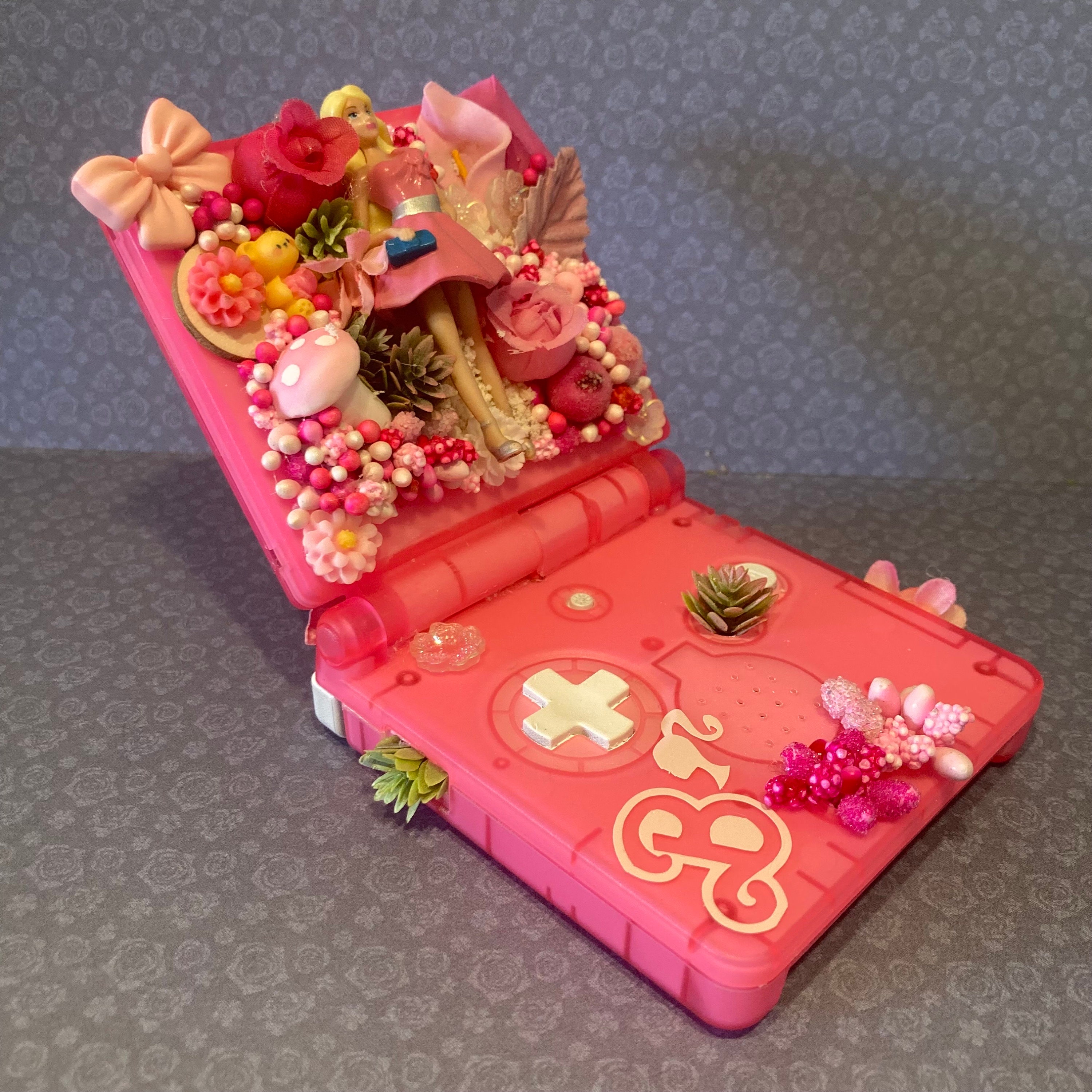 Diorama Game Boy Advance SP Barbie - Etsy