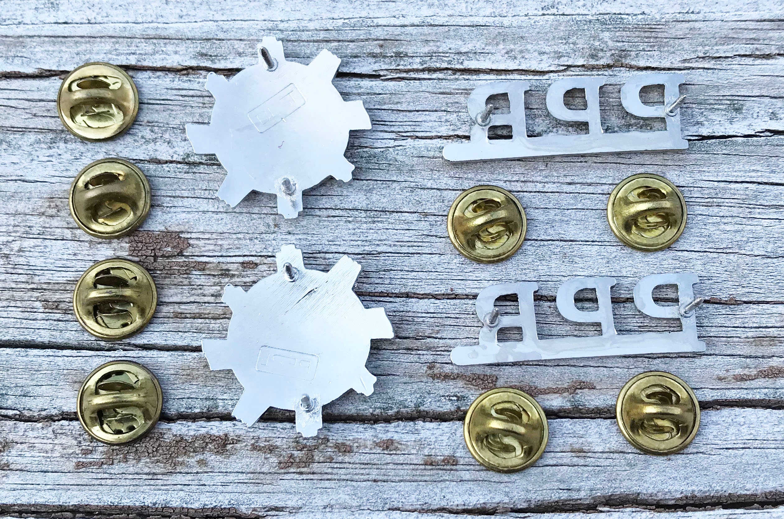 Vintage PUERTO RICO Police Policia Seal & PPR Shirt Collar Brass ...