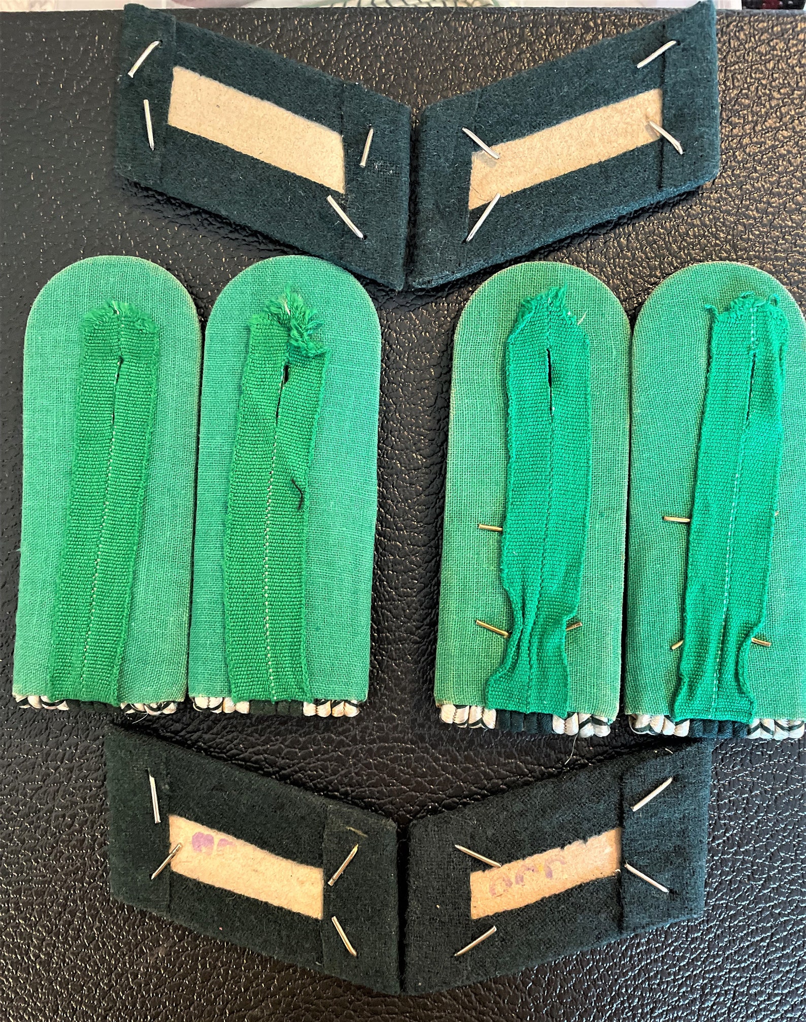 Two Sets Genuine EAST GERMAN Volkspolizei POLICE Shoulder Boards ...