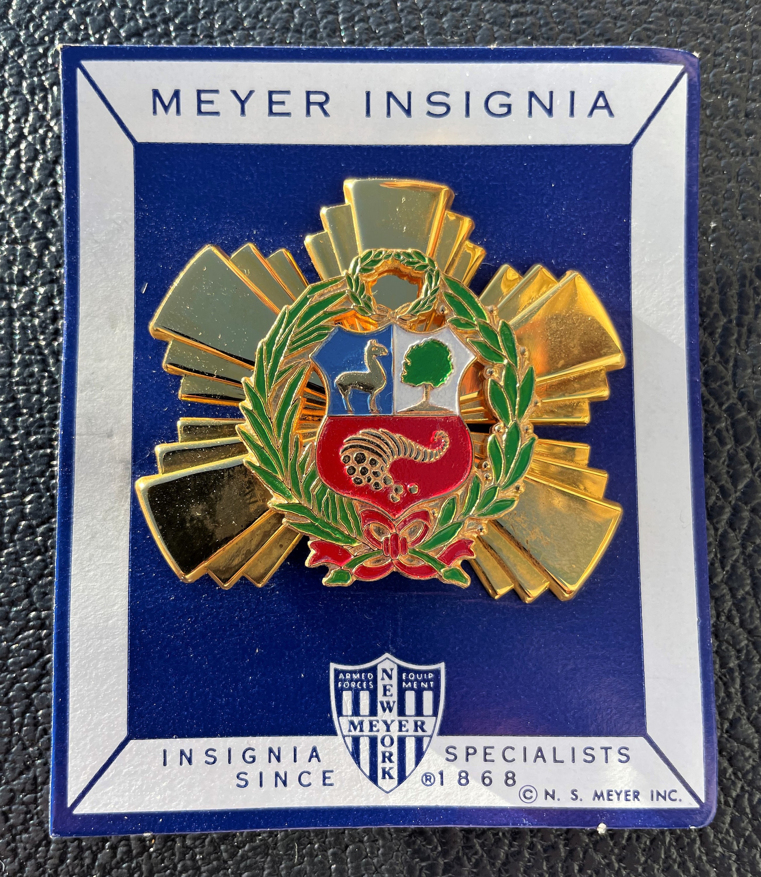 Obsolete PERU REPUBLICAN GUARD Peruvian Border, Police Visor Hat Cap ...