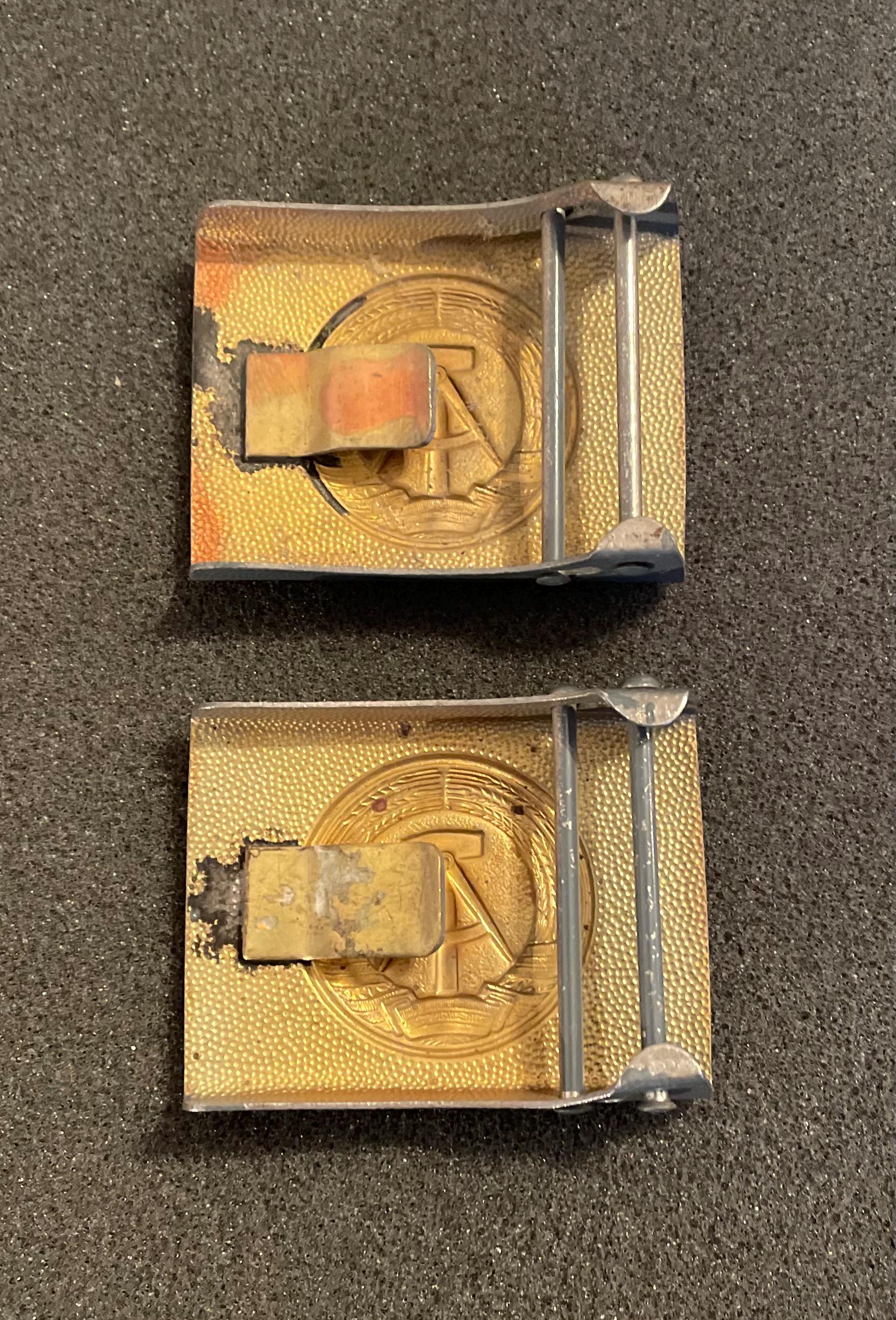 Unissued EAST GERMAN Germany DDR Subdued Army, Police, Border Guard ...