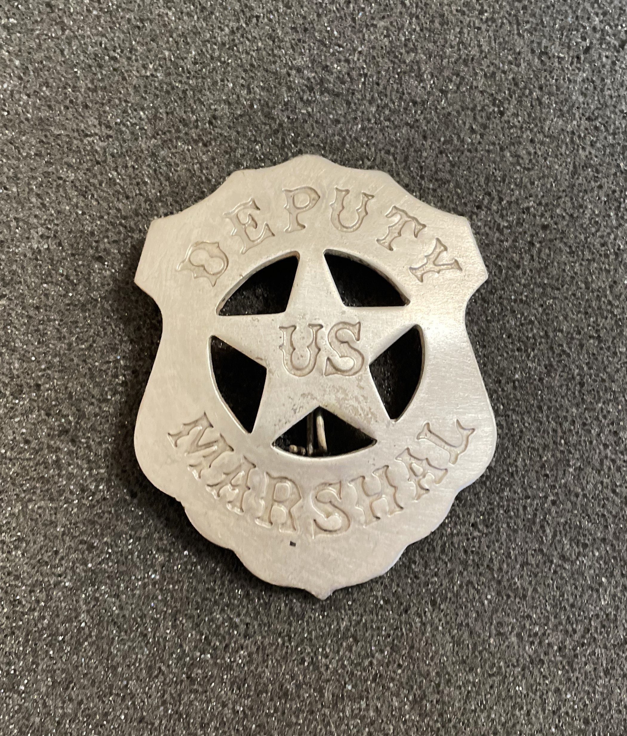 U.S. DEPUTY MARSHAL Cut-out Star Police Breast Badge high Quality ...
