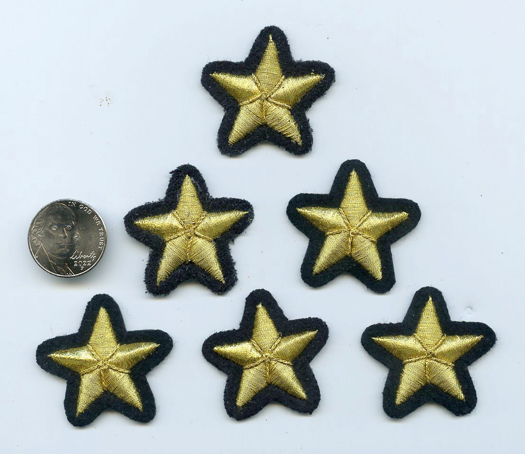 U.S. Civil War CONFEDERATE Officer Gold Bullion STAR Uniform Rank ...