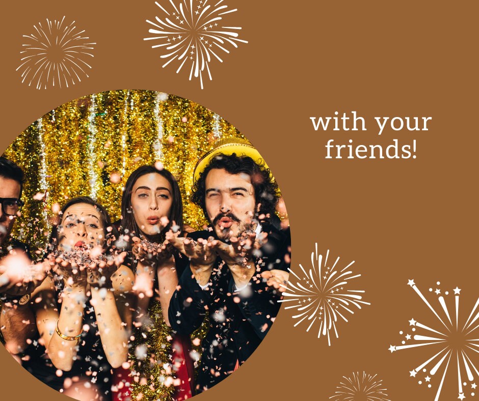 Animated New Years Eve Party Invitation Custom Animated Save the Date ...