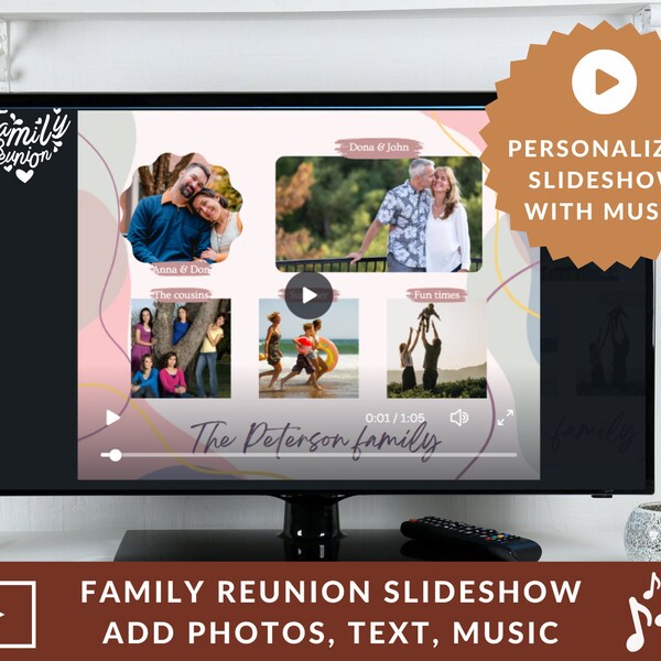 Animated Family Reunion Invitation - Etsy
