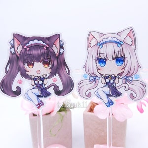 Vanilla and Chocola Vinyl Stickers Cute Anime Girl Nekopara Stickers - Etsy