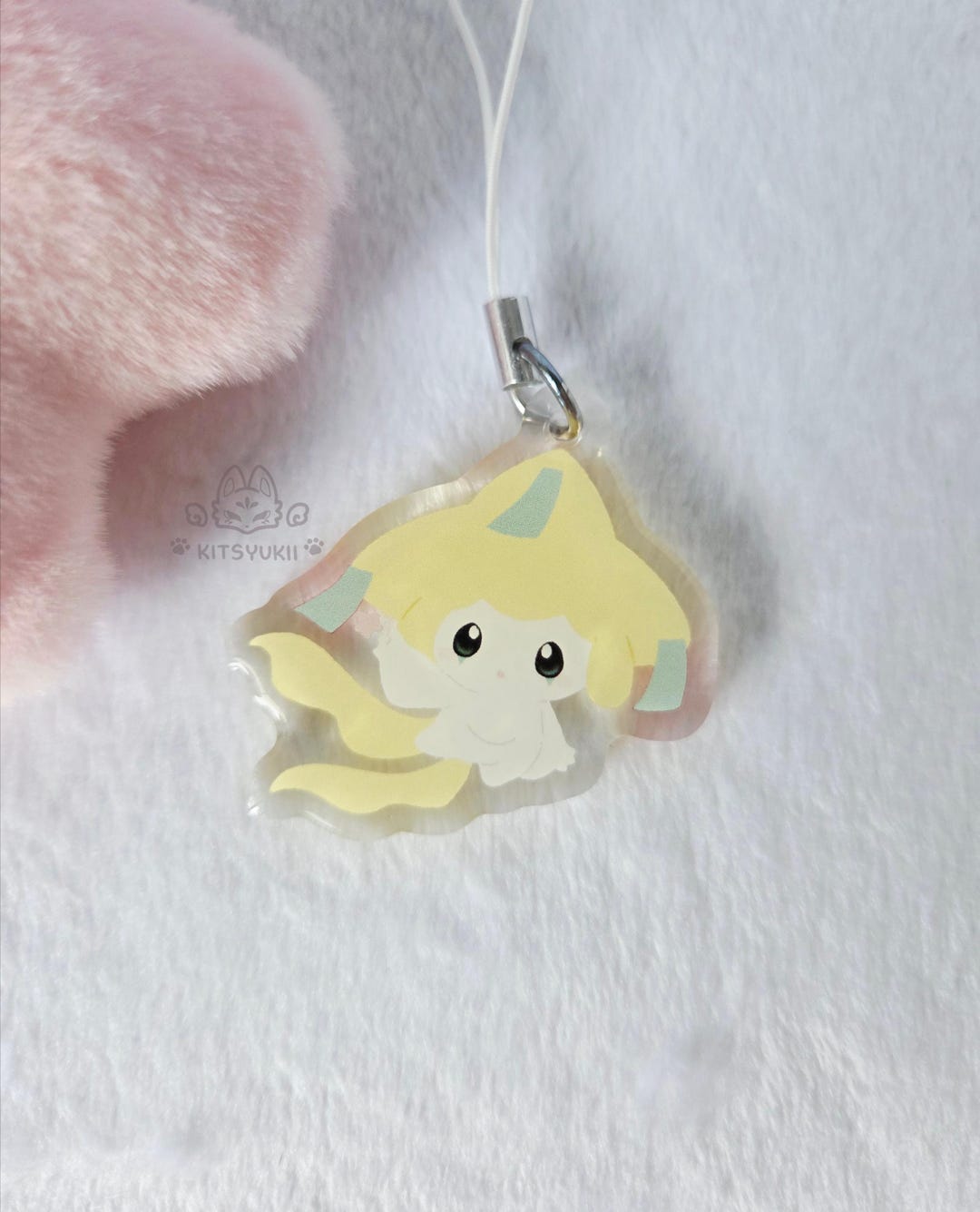 Cute Jira Wish Pkm Acrylic Phone Charm | Acrylic Keychain - Etsy