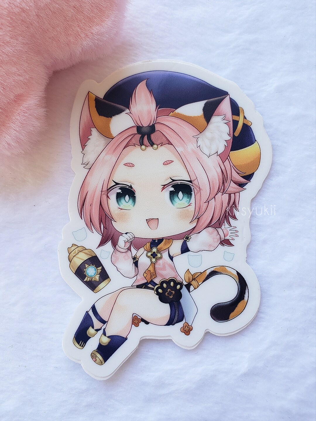 Genshin Impact Diona Vinyl Stickers | Sticker - READ DESC - Etsy