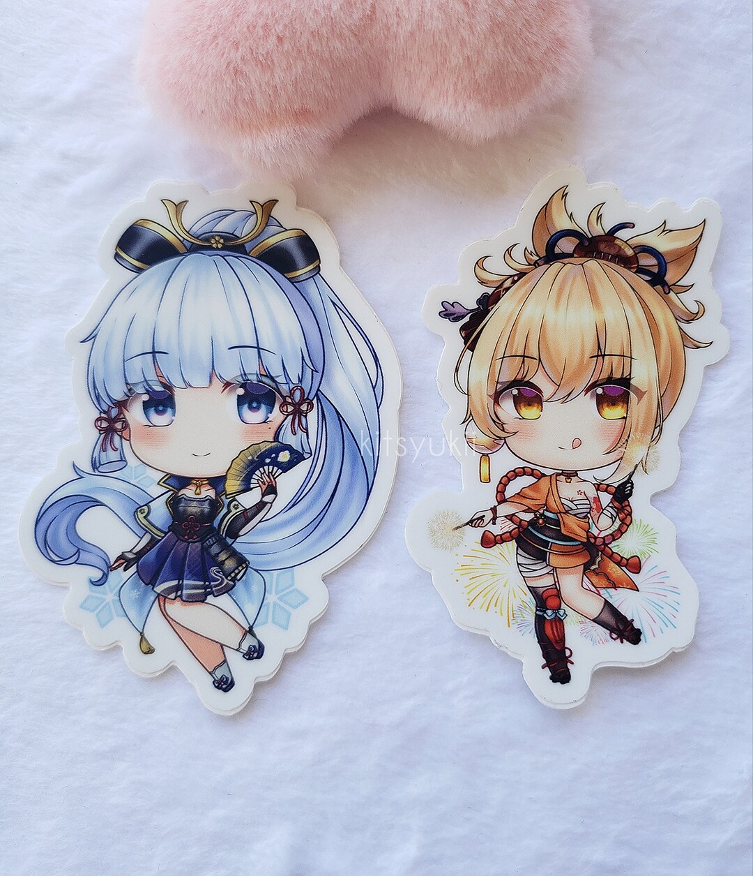 Genshin Impact Yoimiya and Ayaka Vinyl Stickers Sticker READ DESC - Etsy