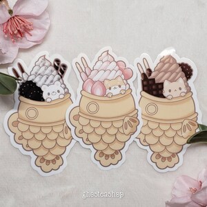 Kawaii Taiyaki Stickers | Etsy