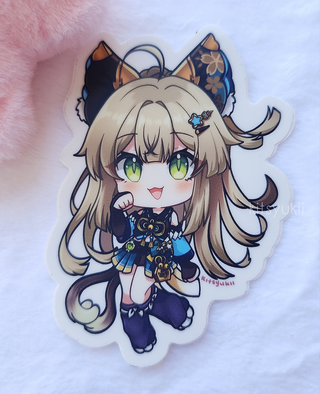 Genshin Impact Kirara Vinyl Stickers | Sticker - READ DESC - Etsy