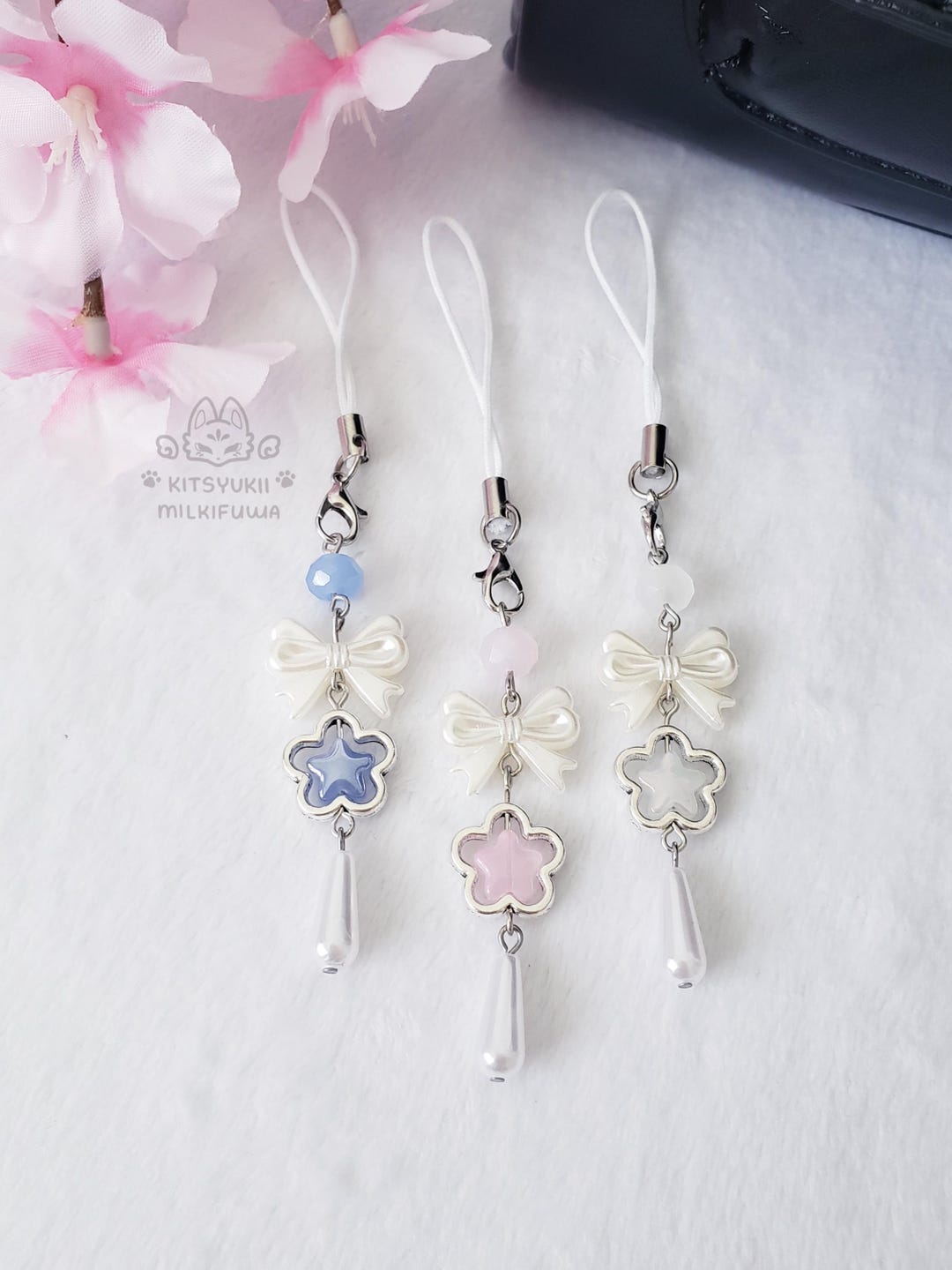 Y2K Cutecore Star Candy Phone Strap: Acrylic & Glass Bead Bag Charm - Etsy