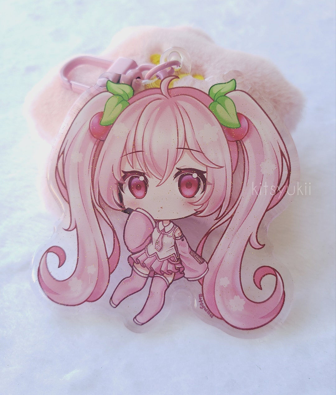 Sakura Cherry Blossom Hatsune Miku Vocaloid Acrylic Charms | Acrylic ...