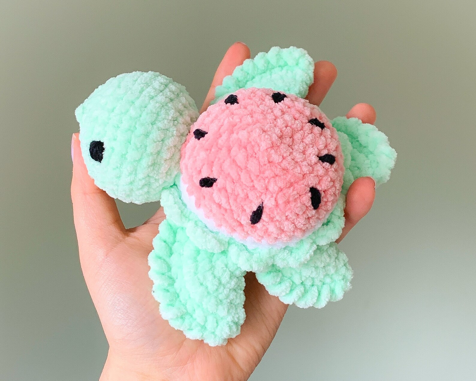 Crochet Turtle Plush Toy Pastel Turtle Toy Small Turtle - Etsy