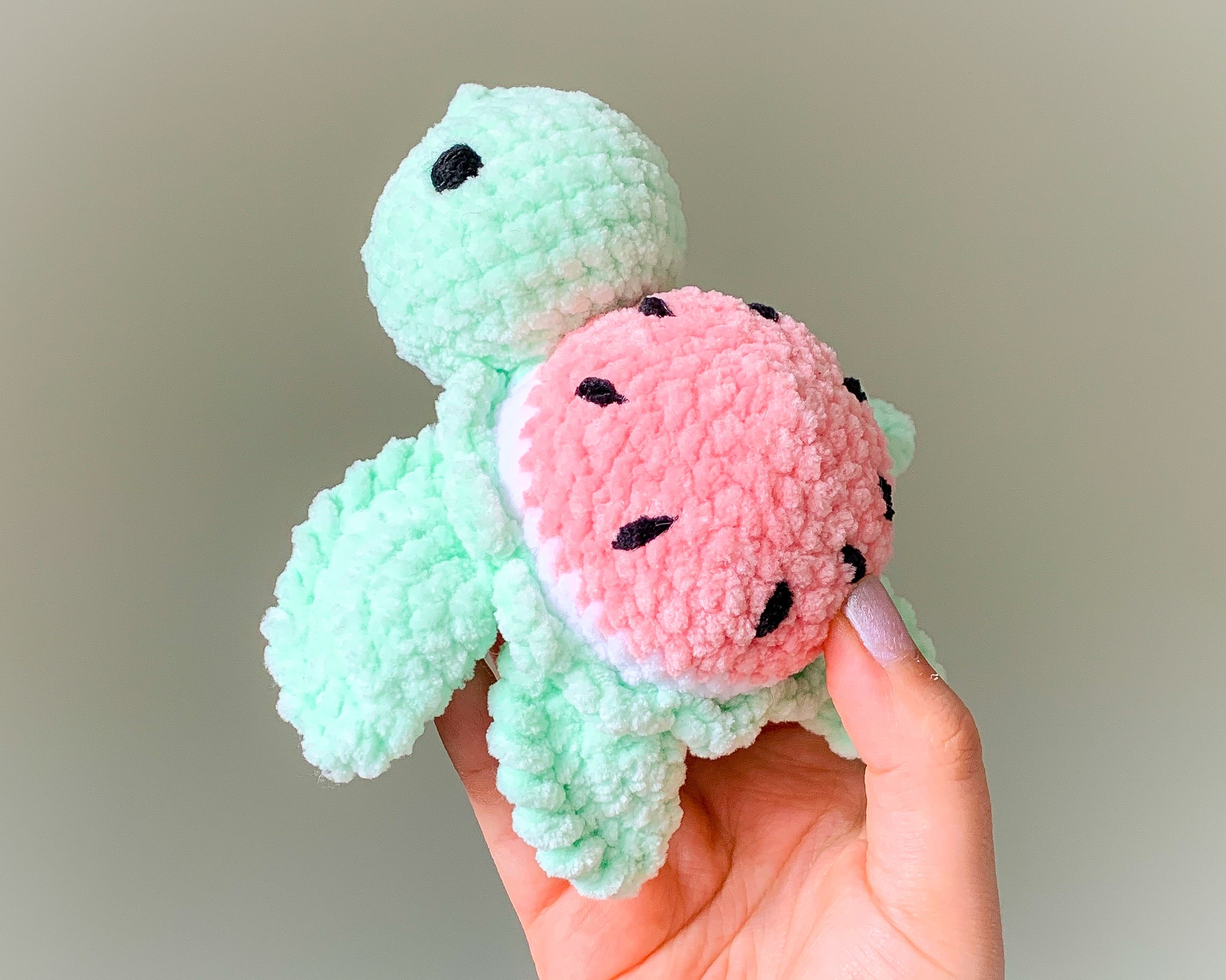Crochet Turtle Plush Toy Pastel Turtle Toy Small Turtle - Etsy
