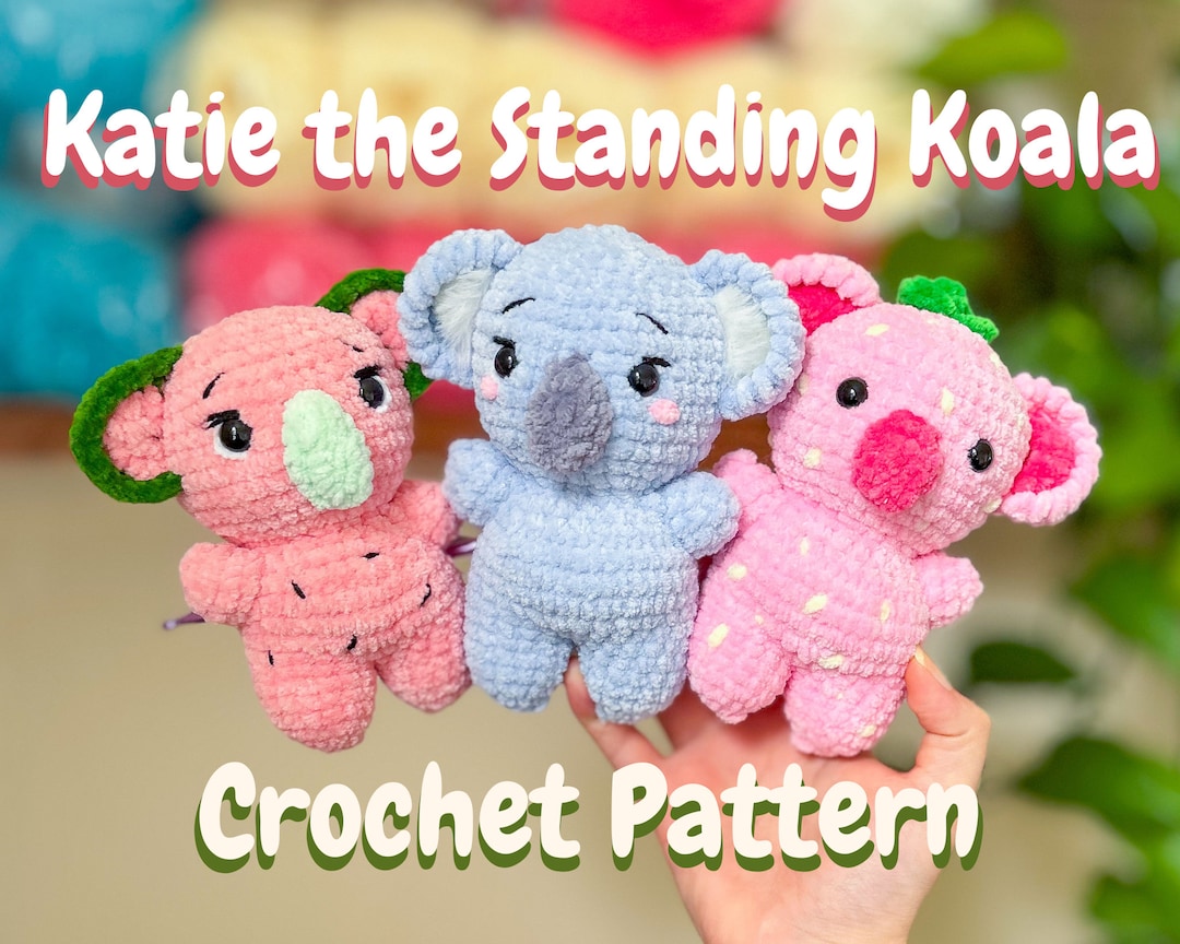 Katie the Koala, Crochet Pattern, Amigurumi. Digital, Beginner Friendly ...