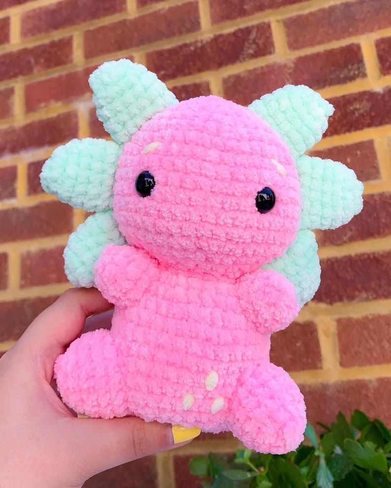 Axolotl Crochet Pattern Axolotl Soft Toy Plush Amigurumi - Etsy