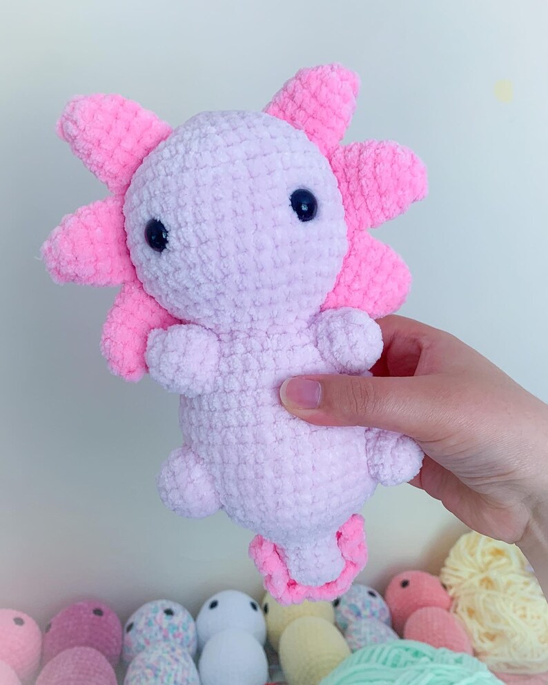Cute Axolotl Crochet Pattern Amigurumi Axolotl - Etsy
