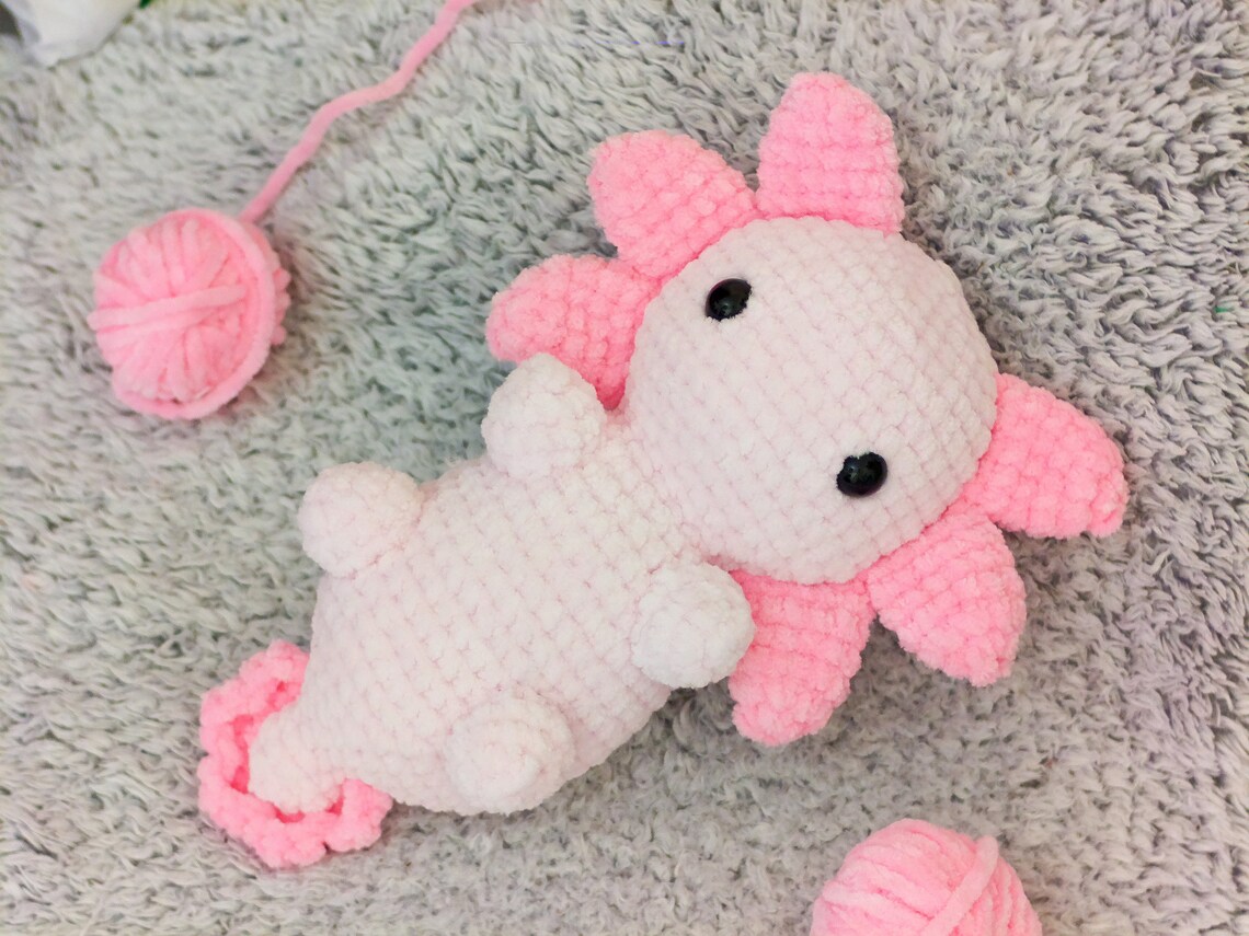 Cute Axolotl Crochet Pattern Amigurumi Axolotl - Etsy